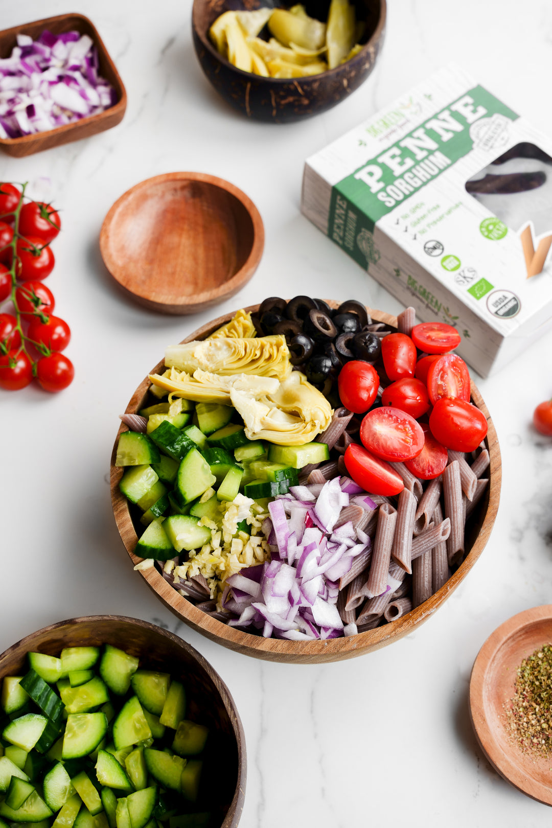 Sorghum Pasta Salad – Big Green Organic Food