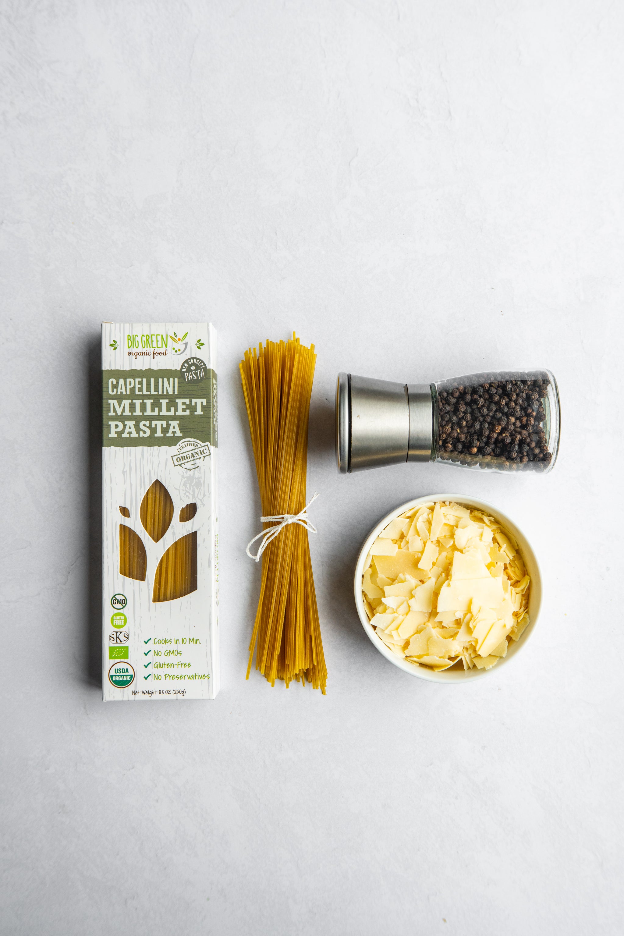 Organic Millet Capellini – Big Green Organic Food