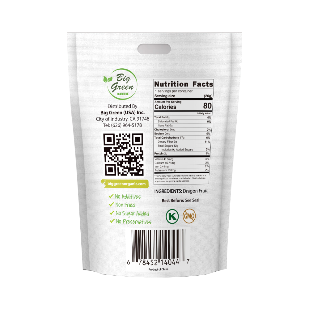 Freeze Dried Dragon Fruit – Big Green Organic Food