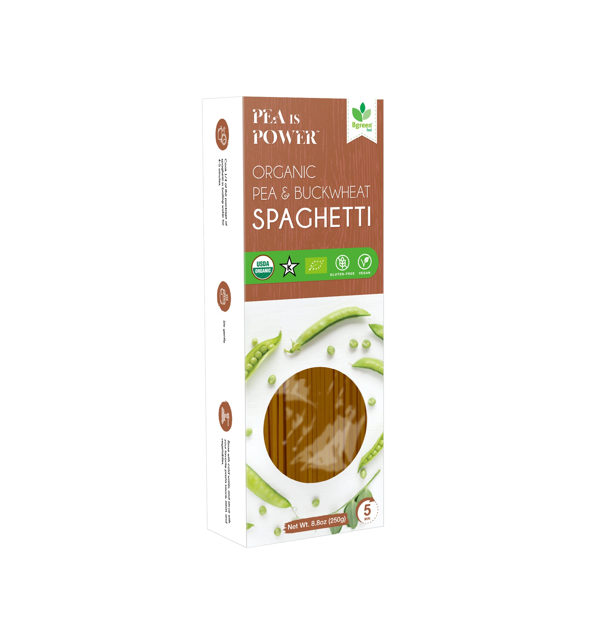 Organic Pea & Buckwheat Spaghetti – Big Green Organic Food